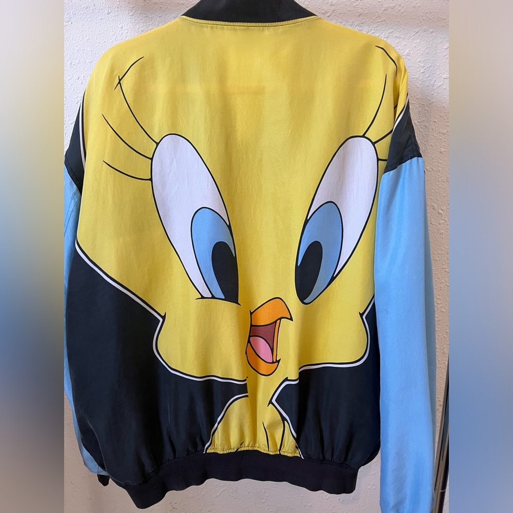 Looney Tunes Vintage Tweety Bird Zip Up Jacket - Gem